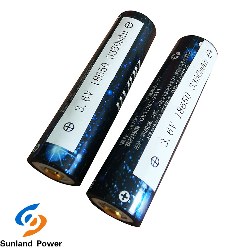 OEM Cylindrical Li Ion Battery ICR18650 3.6V 3350mah With USB Terminal