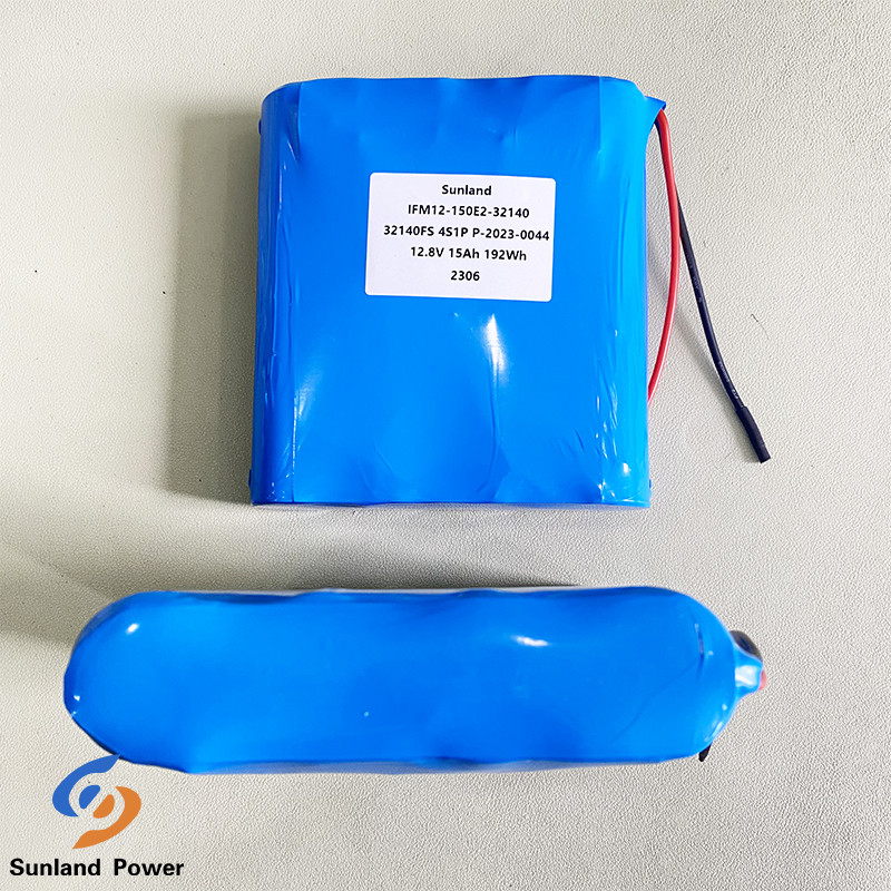 Long Cycle Life 15AH 12V LiFePO4 Battery Pack 32140 4S1P For Explosion ...