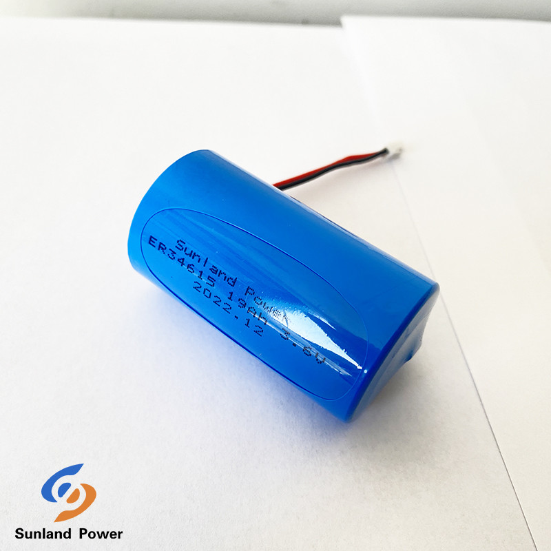 Non Rechargeable Wide Temperature 3.6V ER34615 19000mAh LiSOCl2 Battery ...