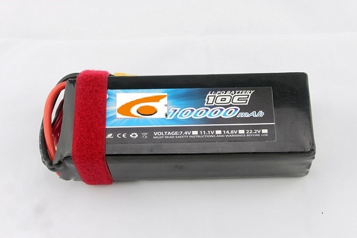 UAV Battery Pack Polymer Lithium ion 25C 22.2V 22ah For Air Plane