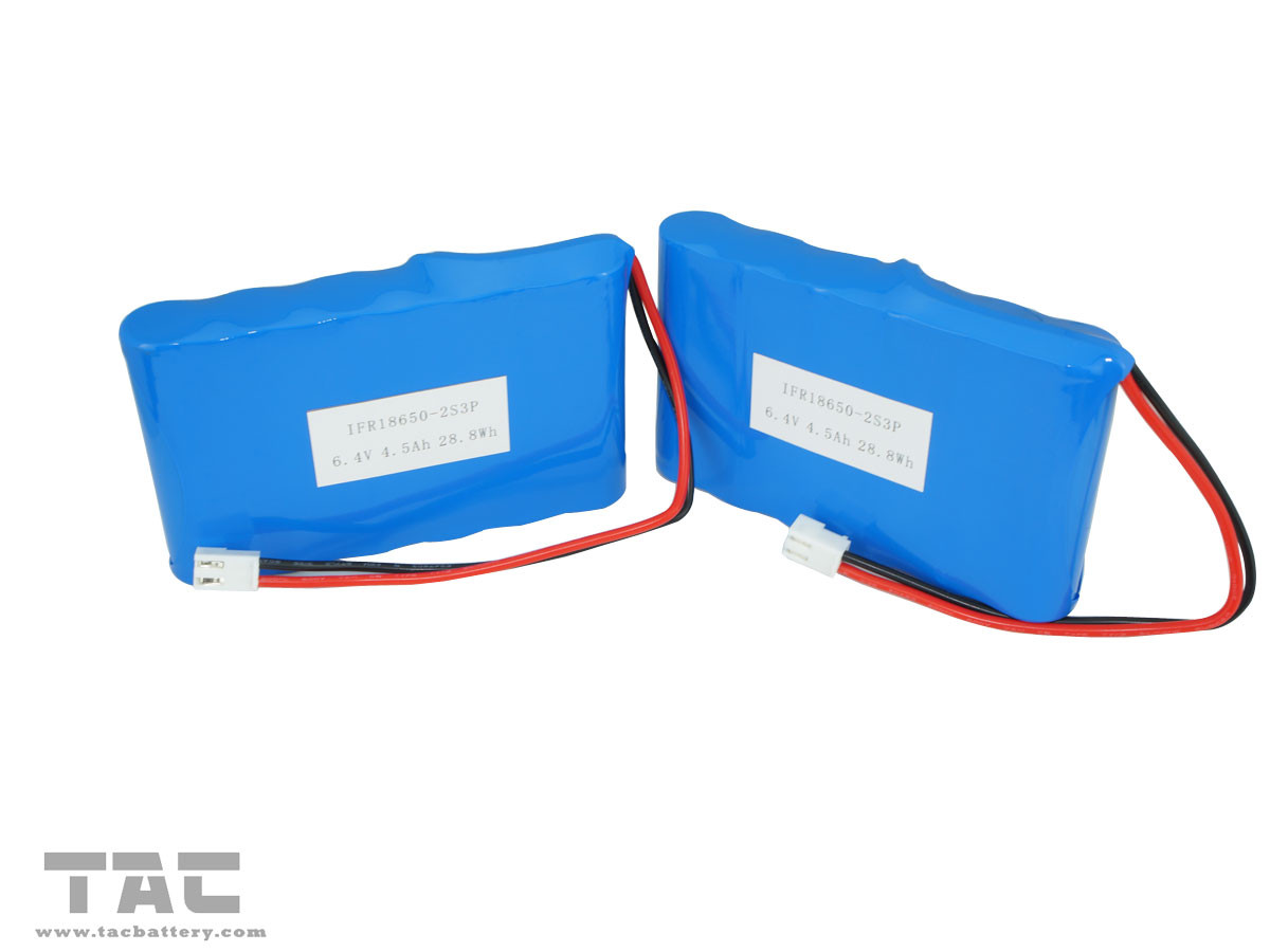 Deep Circle 18650 Battery Pack 4.5Ah 6.4V LiFePO4 For Solar Product