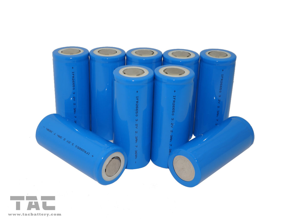Cylindrical 3.2V LiFePO4 Battery LIR18650 1100mAh Power Type for High ...