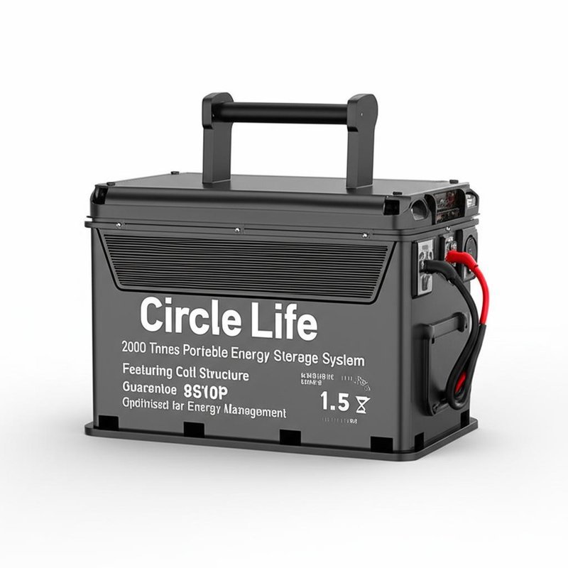 Circle Life 2000 Times Portable Energy Storage System Featuring Cell ...