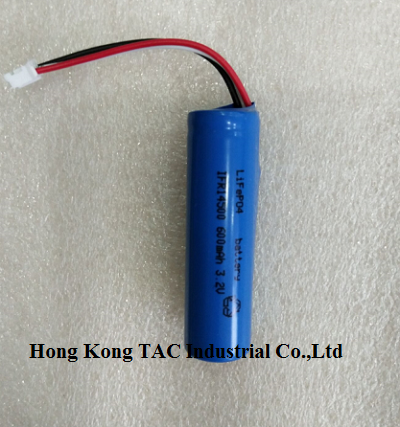 3.2V Volt LiFePO4 Battery Pack AA 14500 For GPS Device With Temperature ...