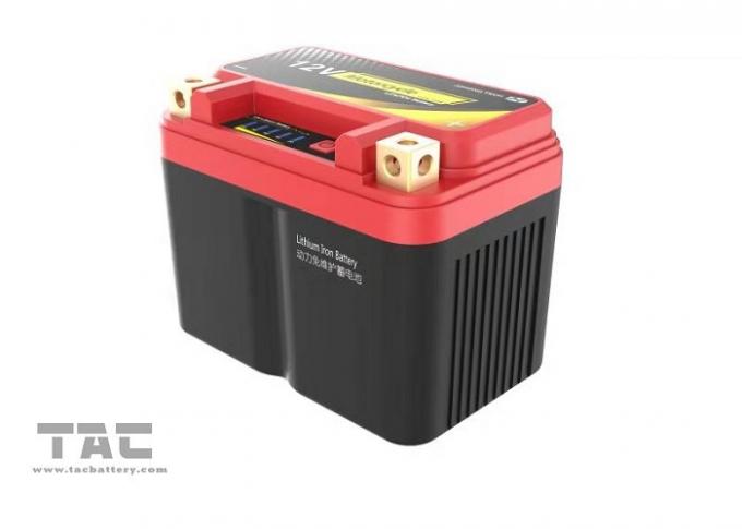 ROHS Portable Car Jump Starter , 10AH Lifepo4 Motorcycle Starter ...