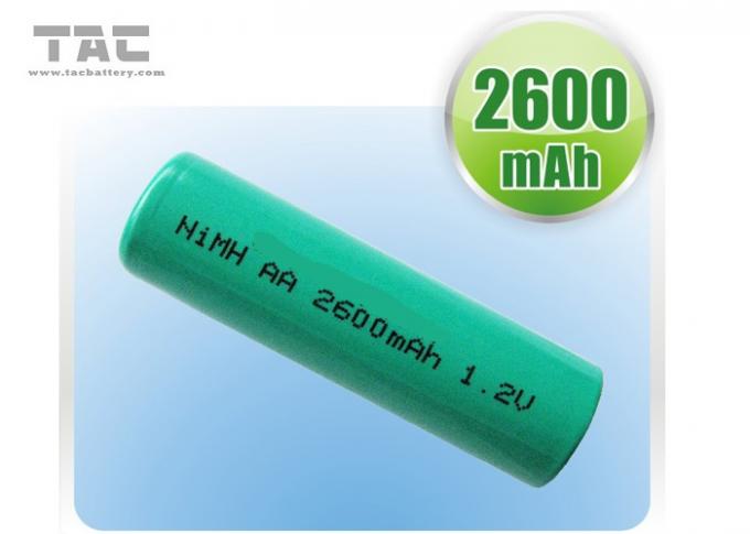 High Capacity AA 2600mAh Green Power Nickel Metal Hydride Rechargeable ...