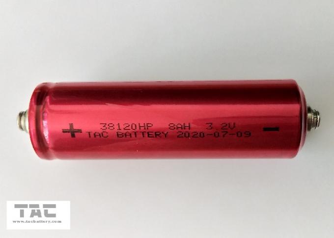 3.2V LiFePO4 Cell High Power 38120HP 8AH With Stud and Frame For DIY EV ...